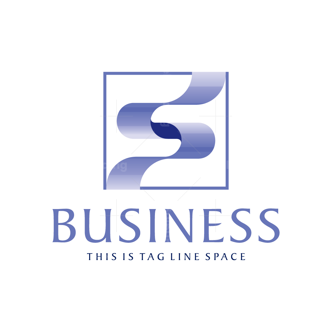 Letter S with Square Bounding Box logo | Scalebranding