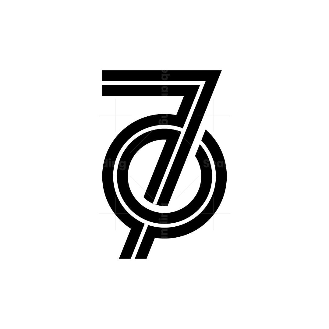 Seven O or O Seven Unique Combination logo | Scalebranding