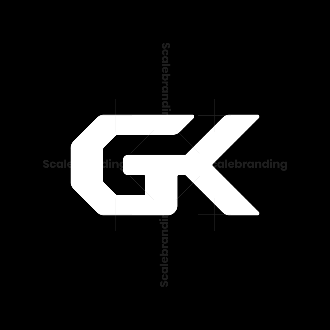 Letters GK Monogram Modern Logo | Scalebranding