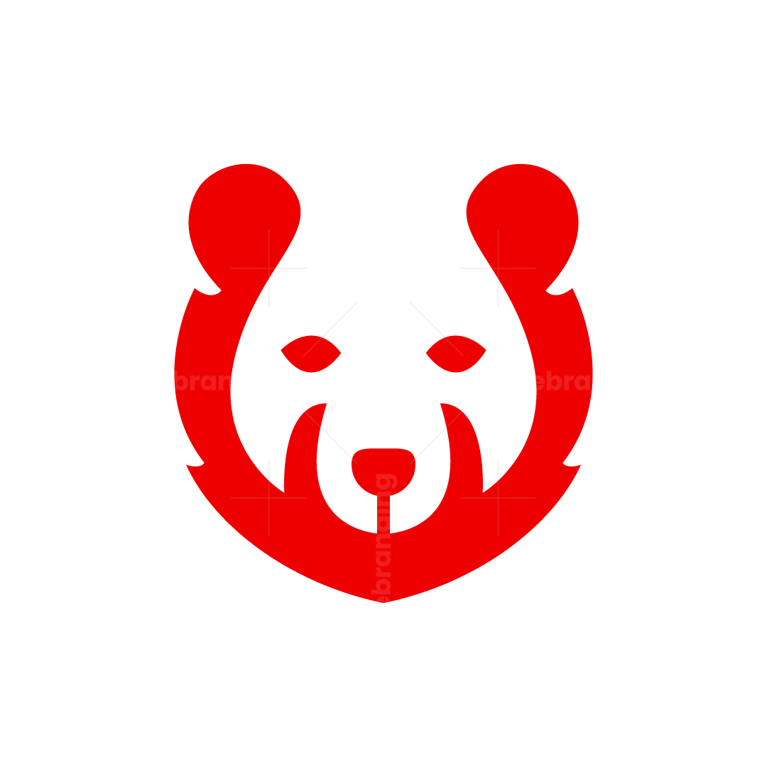 Blue Bear Head Logo Cute Bear Logo | Scalebranding