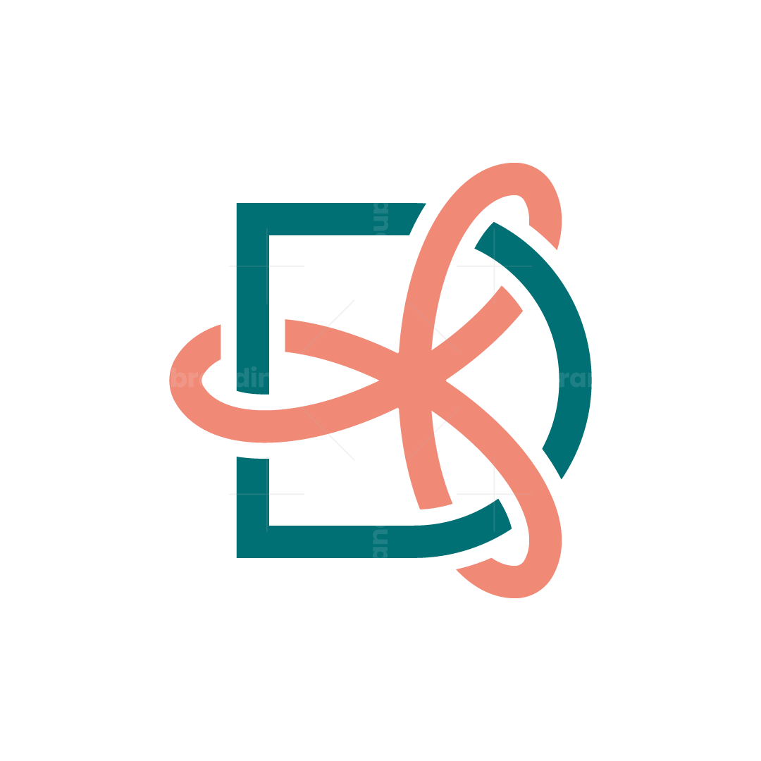Initial D Flower Modern Logo | Scalebranding