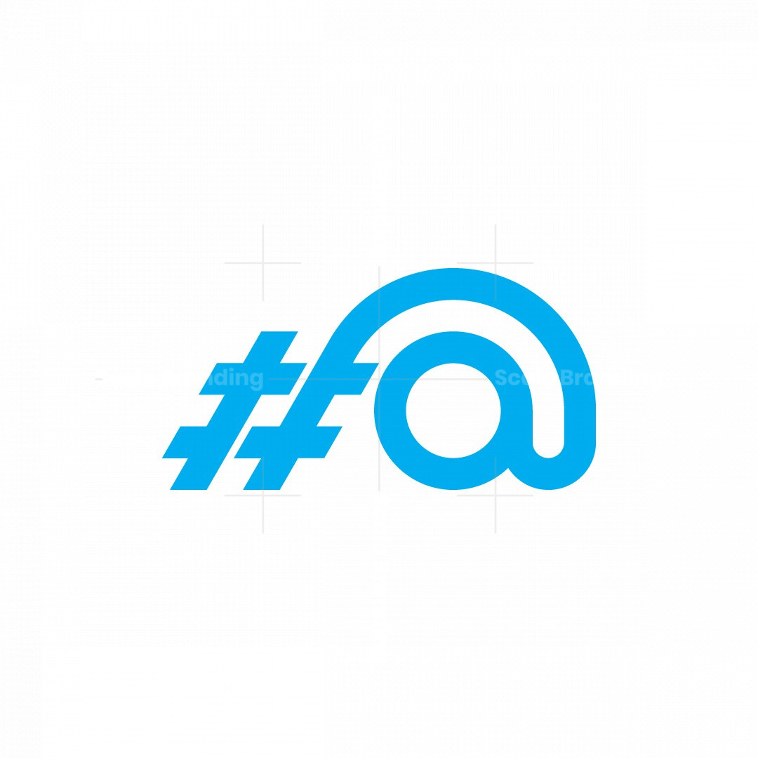 Hashtag At Logo | Scalebranding