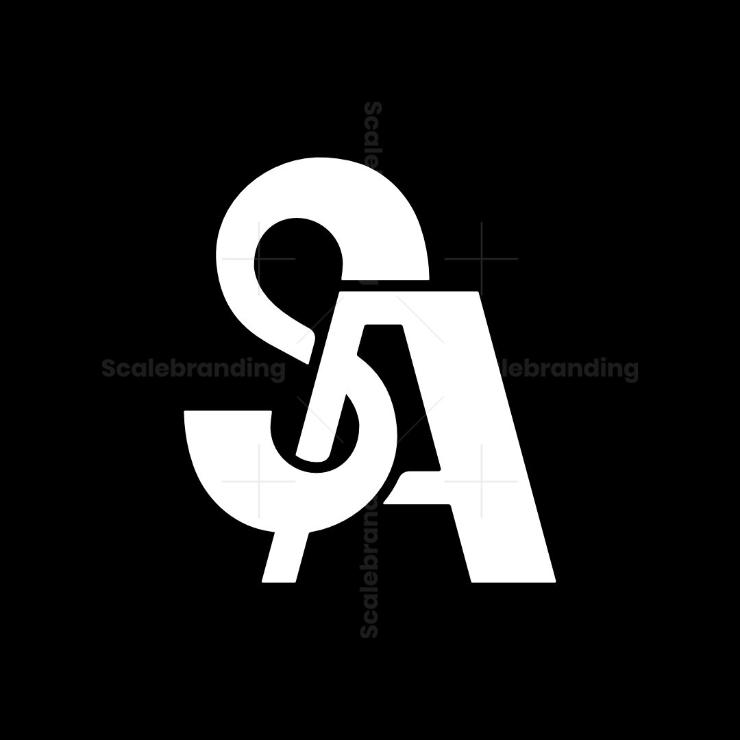 letter SA or AS logo | Scalebranding
