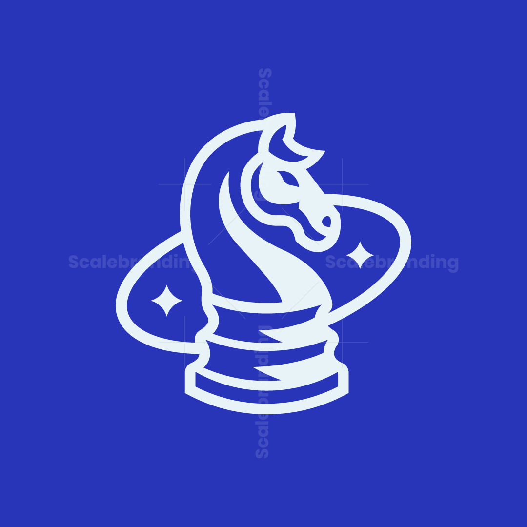 Chess Knight Horse Universe Logo | Scalebranding