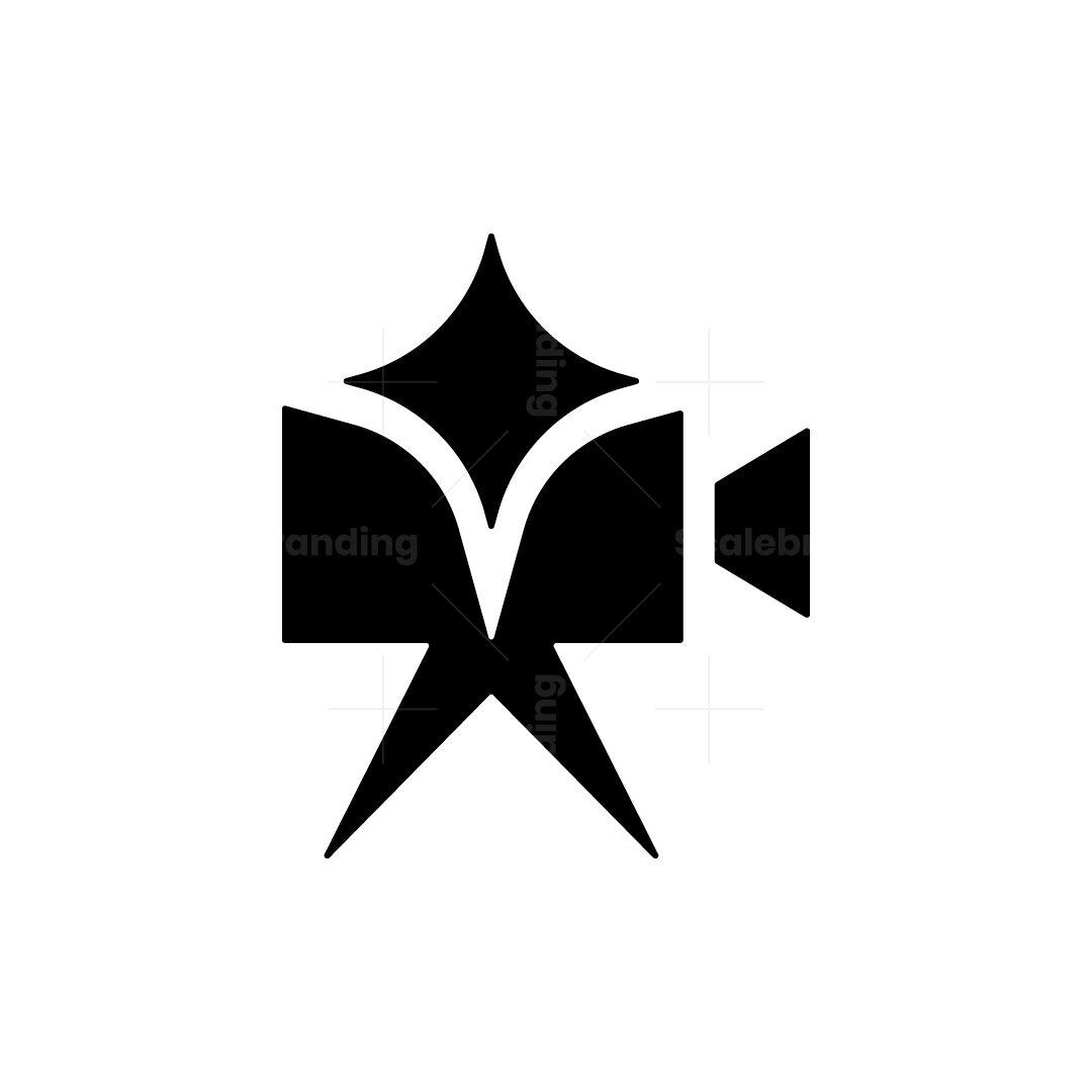 Elegant Video Camera Star Logo | Scalebranding