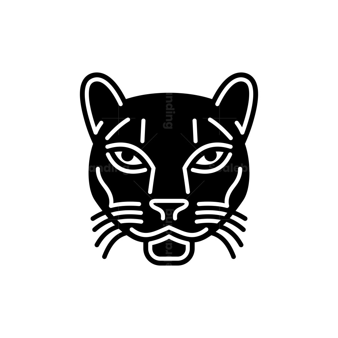 Bold Panther Face Logo Design | Scalebranding