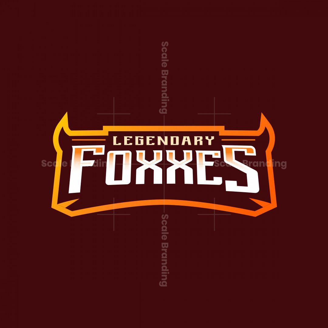 Legendary Foxxes Mascot Logo | Scalebranding