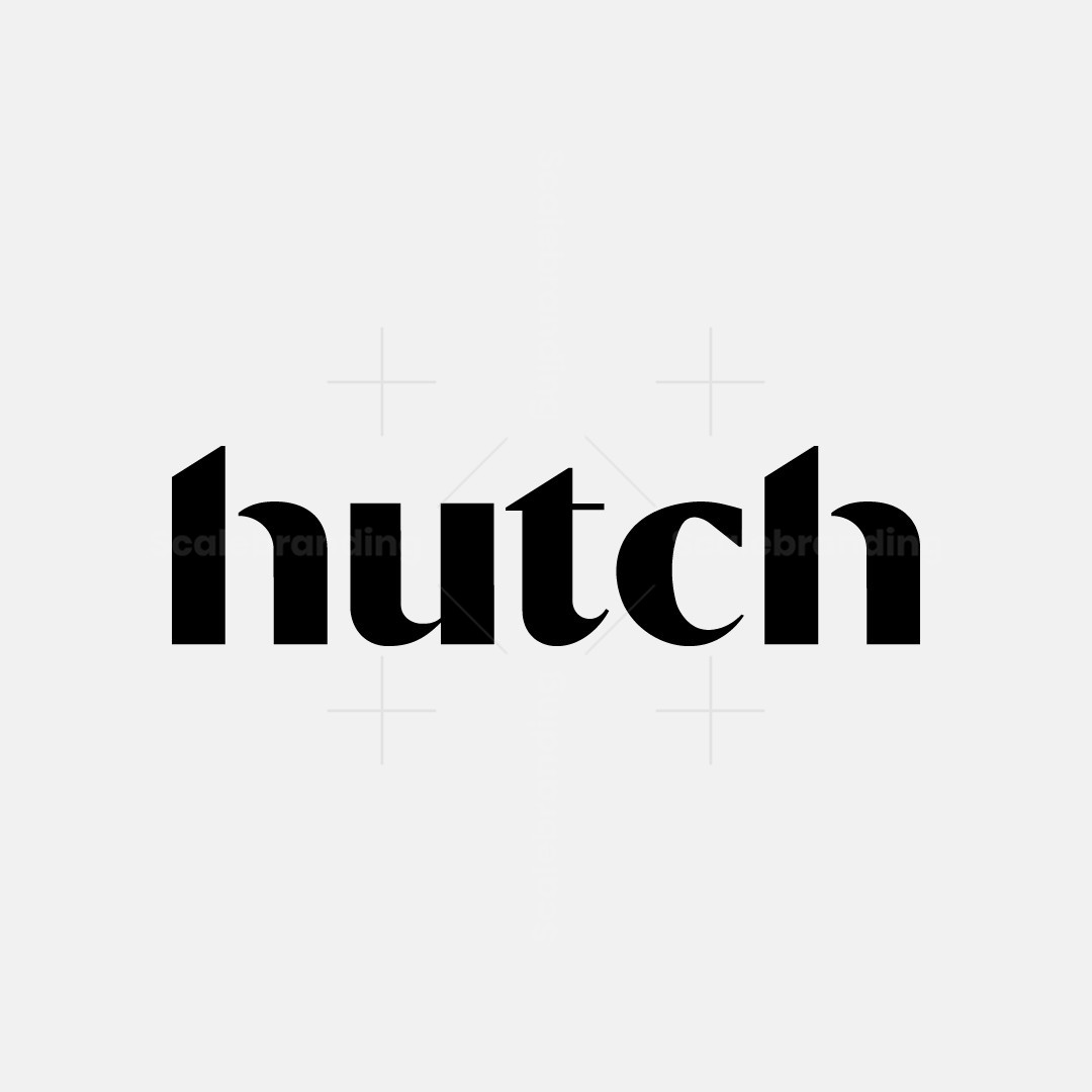 Hutch Logotype Wordmark Symbol Mark / Letter H | Scalebranding