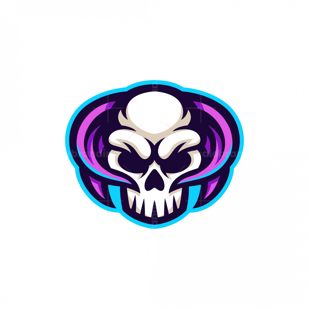 Skull Horn Esport Mascot Logo | Scalebranding