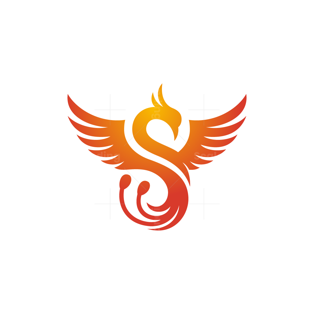 Bold Phoenix Bird Letter S logo | Scalebranding