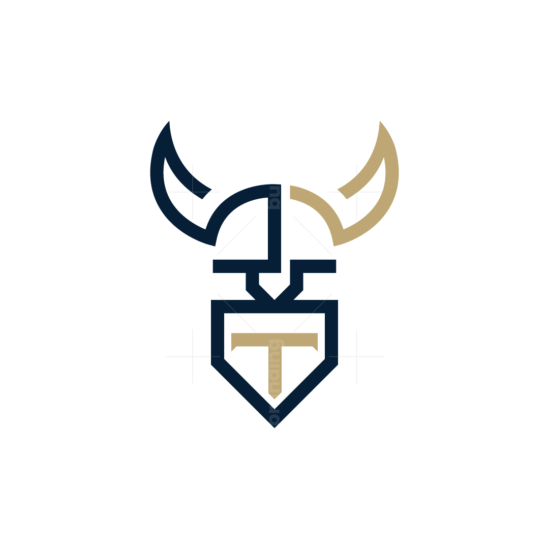 Letter T Viking Logo | Scalebranding