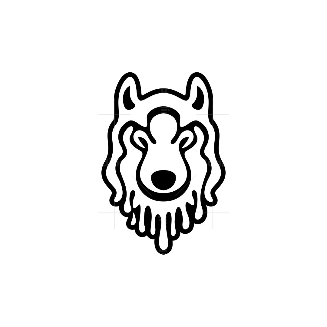 Melting wolf Logo | Scalebranding