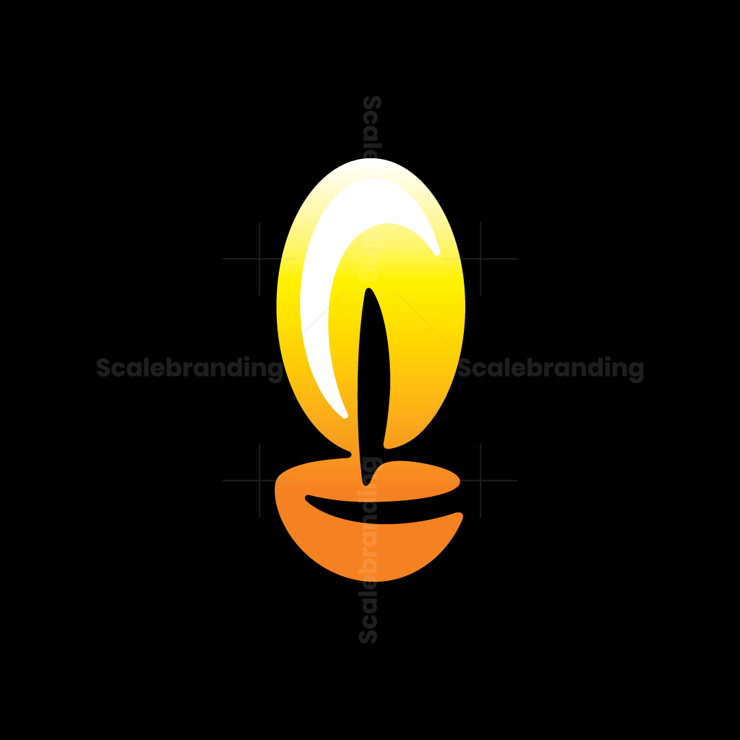 Oil Lamp Logo Design