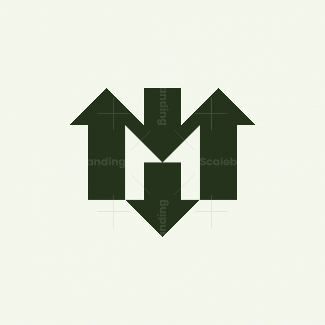 M Arrow Trade Logo | Scalebranding