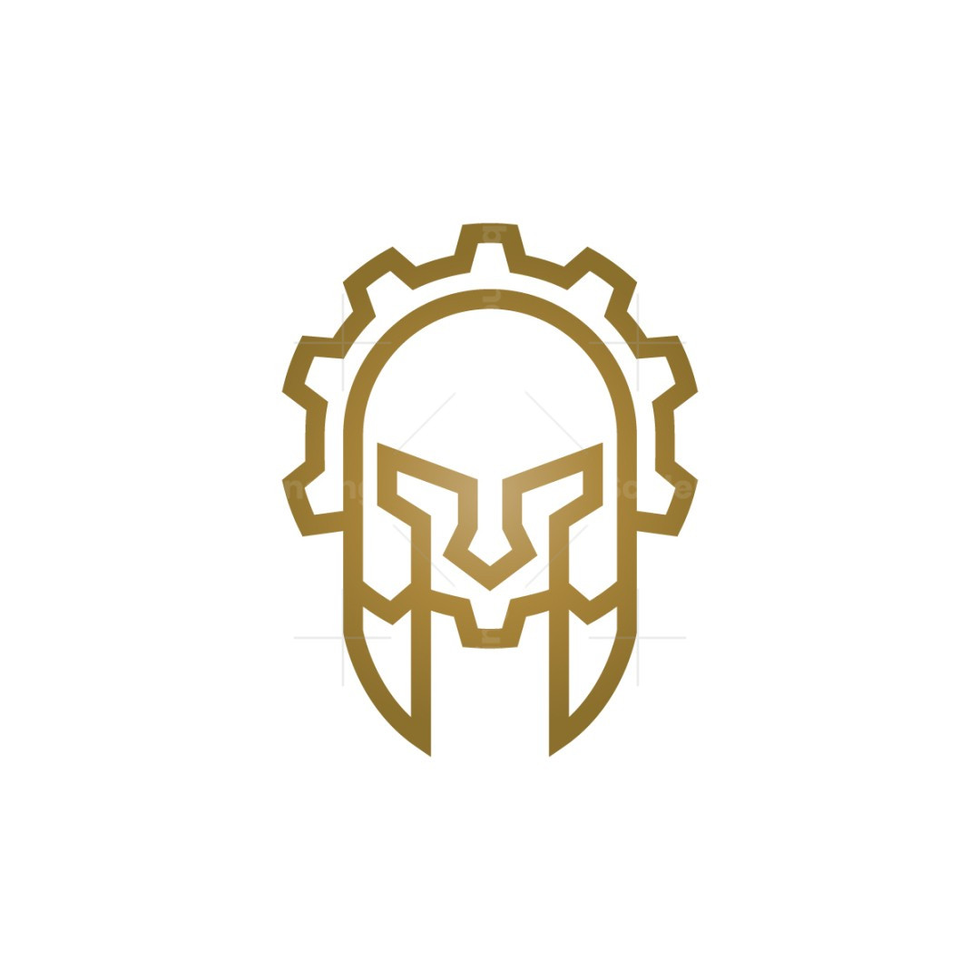 Gear Spartan Logo Mechanic Spartan Helmet Logo | Scalebranding