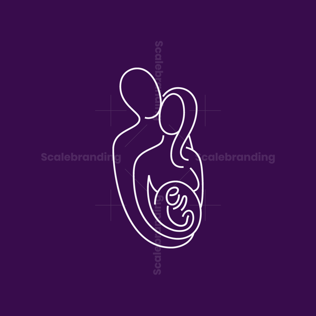 The Loving Couple Expecting Logo | Scalebranding