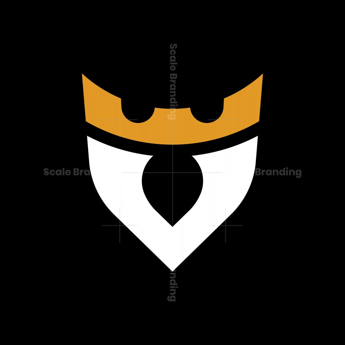 V + Crown Logomark | Scalebranding