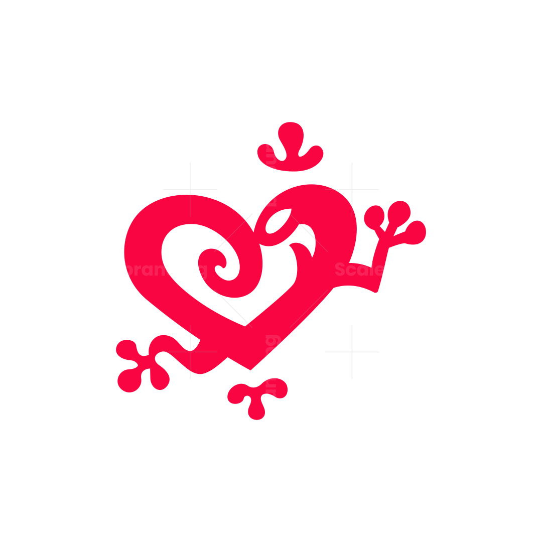 Gecko Logo Lizard Heart Logo | Scalebranding