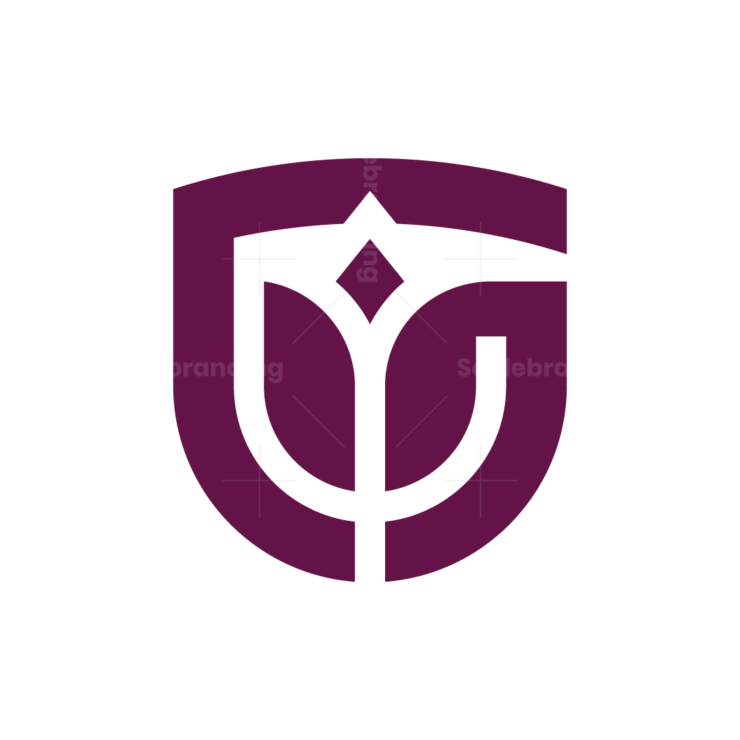 Letter G Tulip Shield Logo | Scalebranding