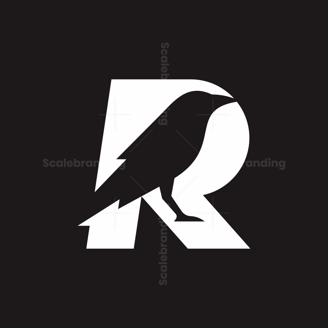 Letter R Raven Logo | Scalebranding