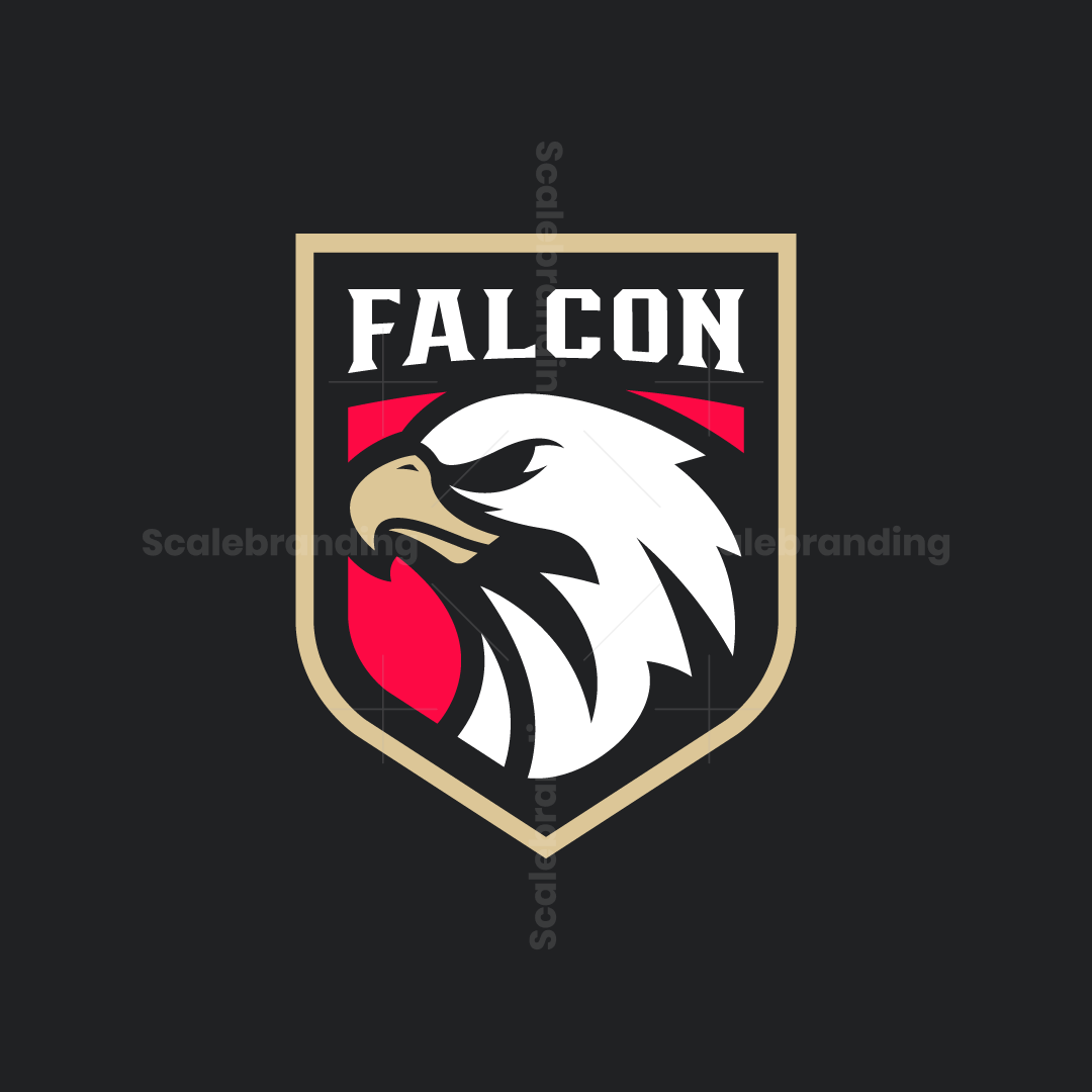 Falcon Head Shield Sport Logo | Scalebranding