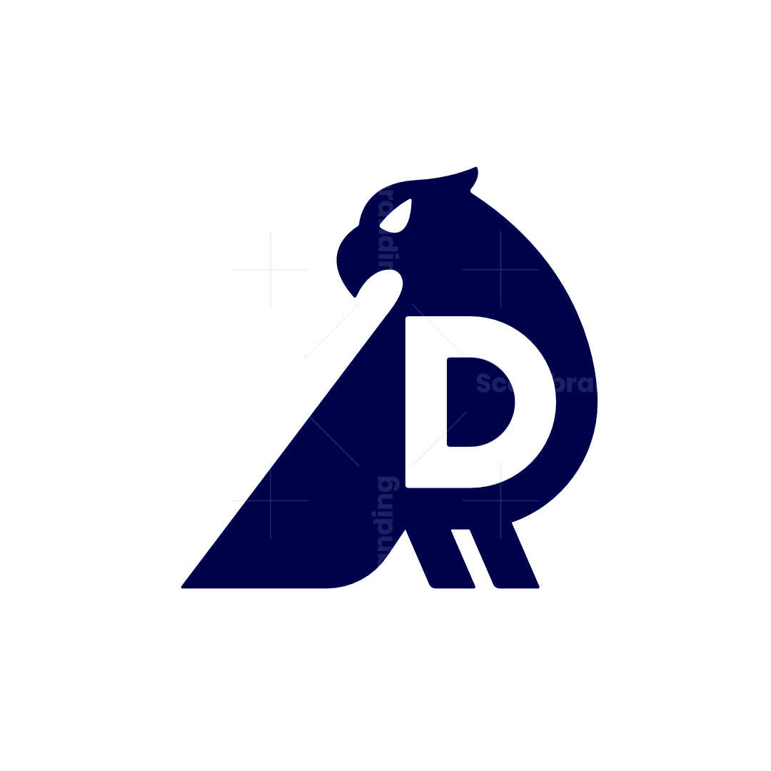Modern D simple eagle logo | Scalebranding