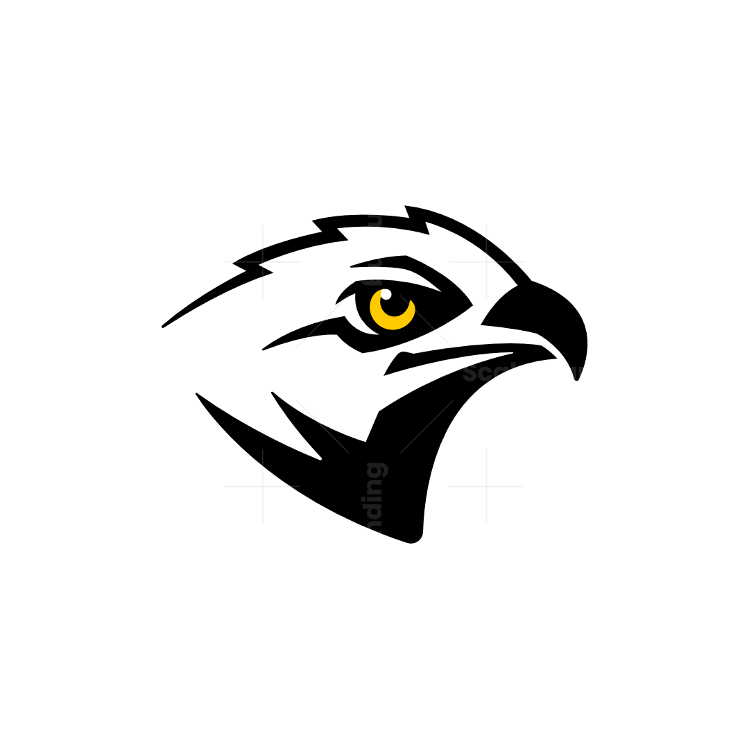 A Hawk Head Mascot Logo | Scalebranding