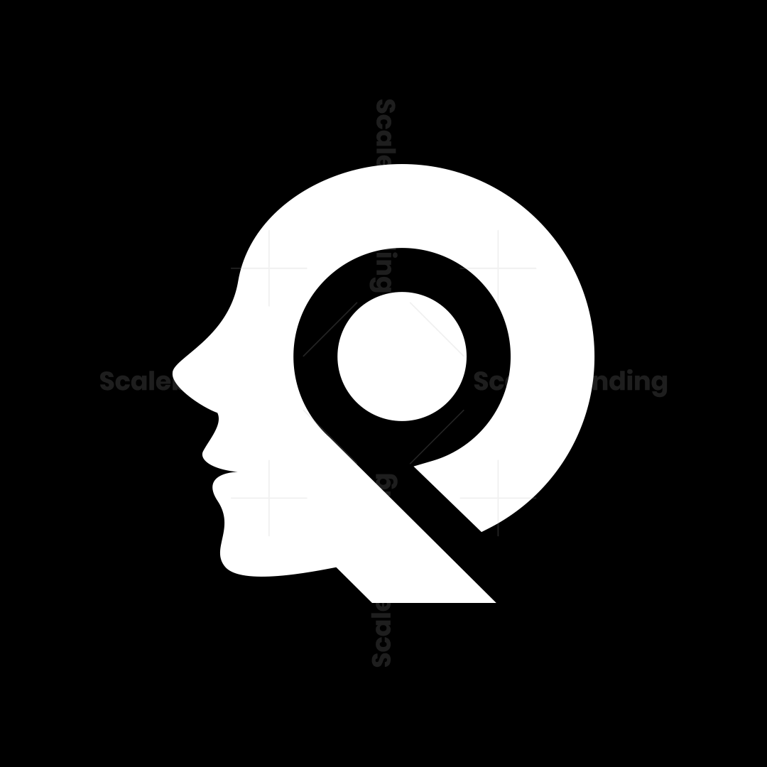 Modern People Letter P logo | Scalebranding