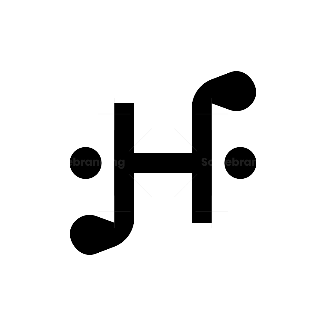 Letter H Golf Simple Modern Logo | Scalebranding