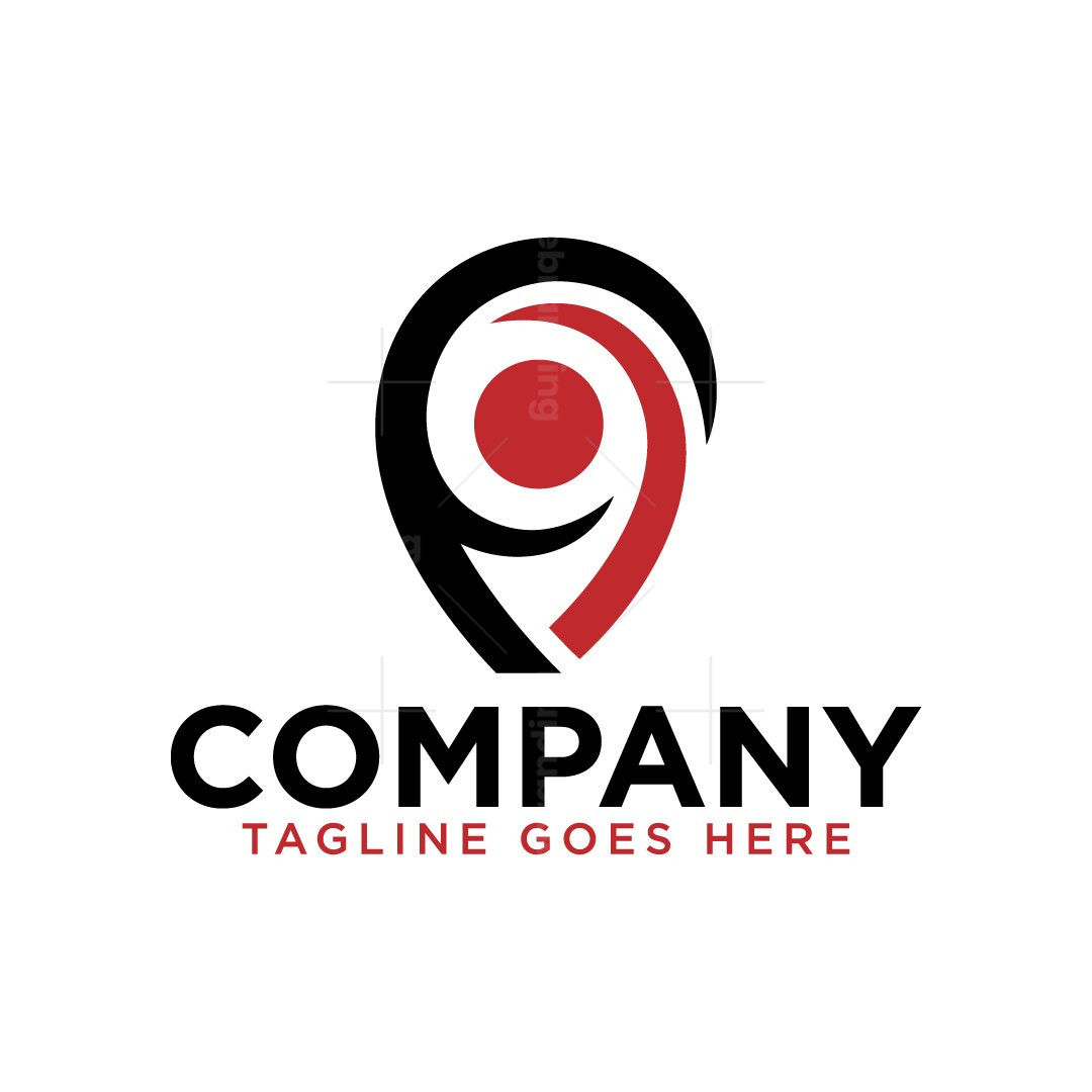 9 GPS location pin logo | Scalebranding