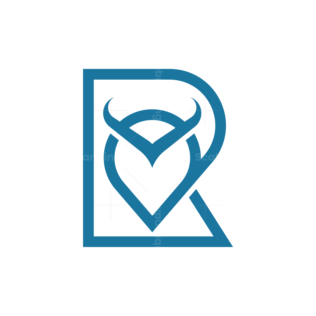 Letter R Owl Logo With A Modern Look | Scalebranding