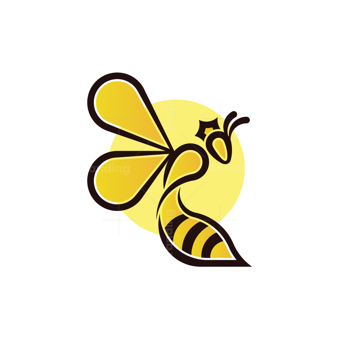 Beautiful Minimalist Queen Bee Logo | Scalebranding