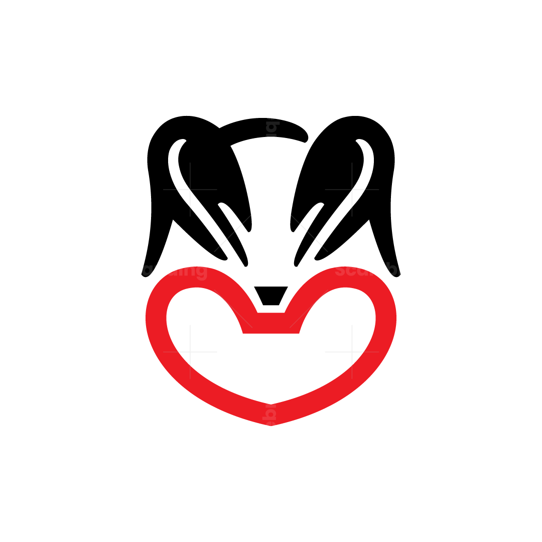 Heart Badger Logo | Scalebranding