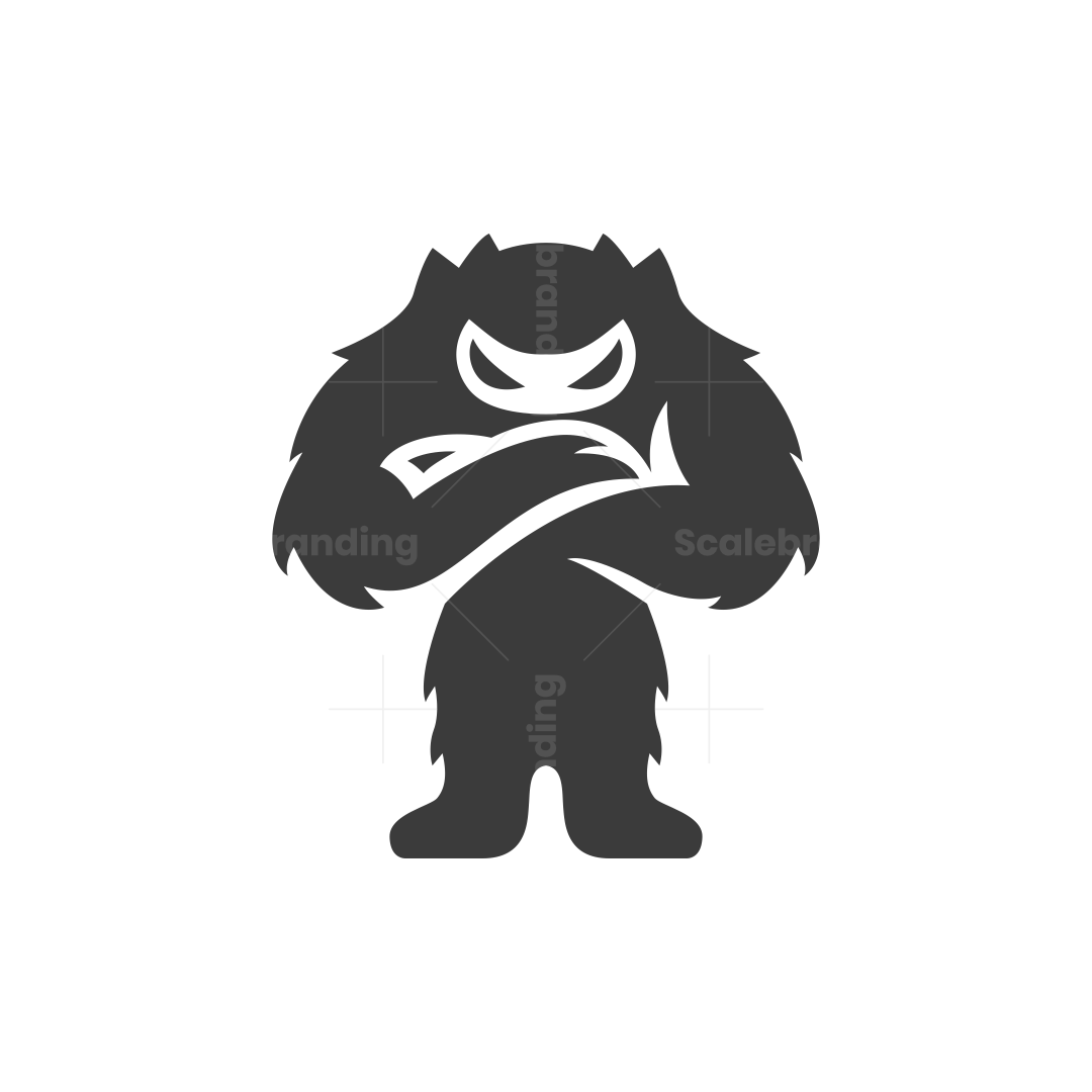 Simple Daring Angry Yeti Logo | Scalebranding
