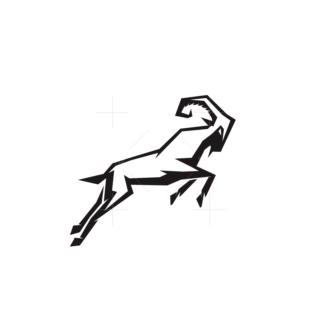 Geometric Goat Logo | Scalebranding