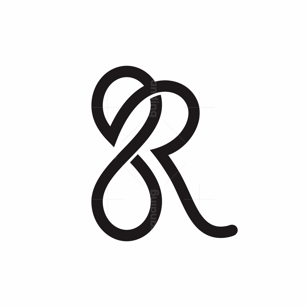 Stylish Infinity Letter R Logo | Scalebranding
