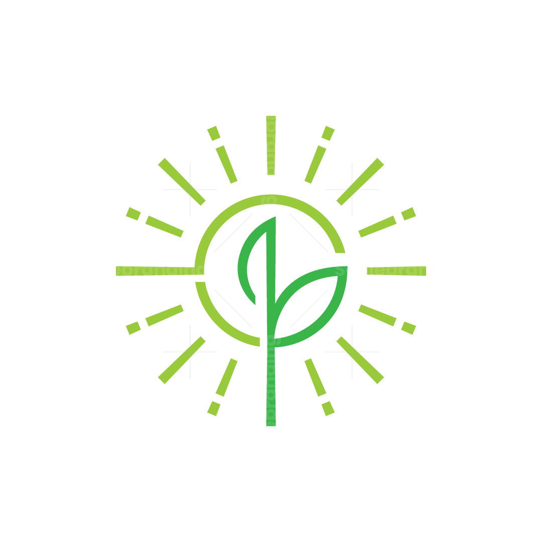 Organic Agriculture Green Sapling logo | Scalebranding