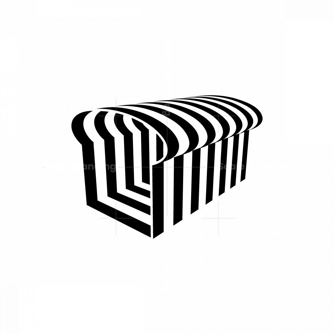 3D Bread Slices Logo | Scalebranding