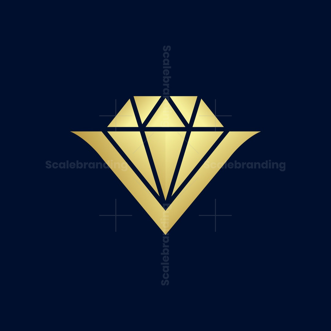 Letter V diamond logo | Scalebranding