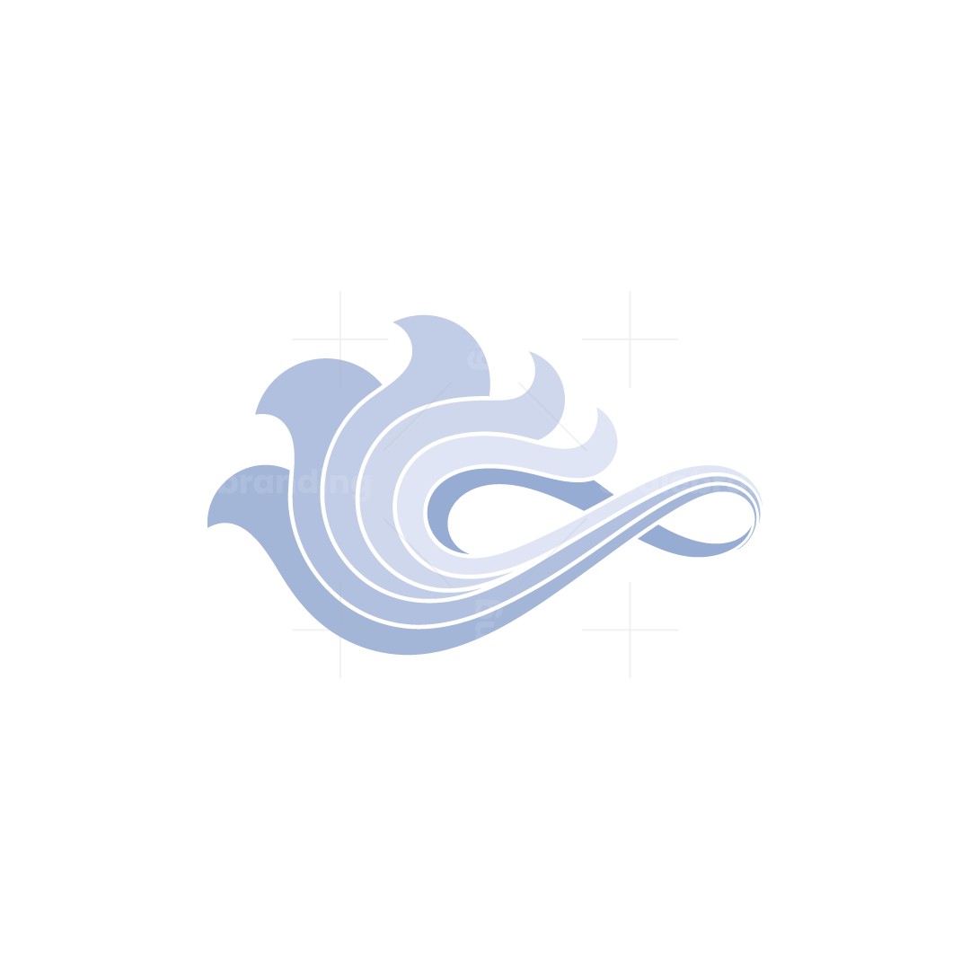 Ocean Waves Infinity Symbol logo | Scalebranding