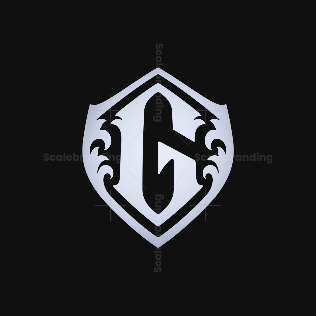 Gothic G Silver Heraldic Logo | Scalebranding