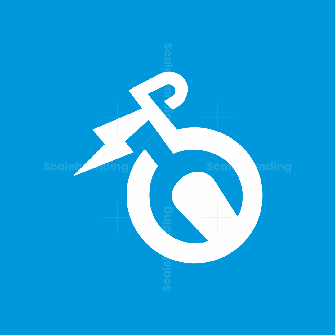 Electric Bike Repair Simple Logo | Scalebranding