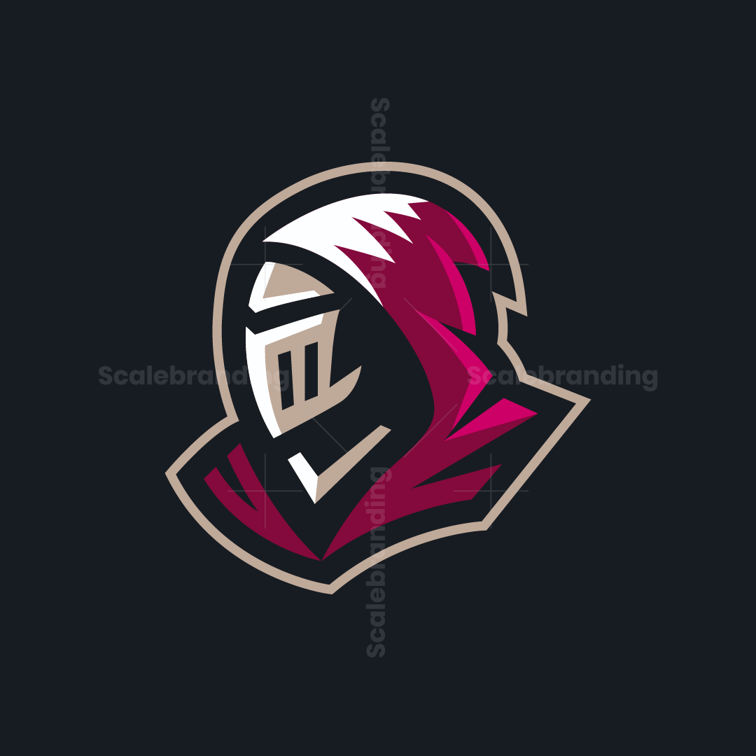 Qatar Flag Hood Knight Logo | Scalebranding