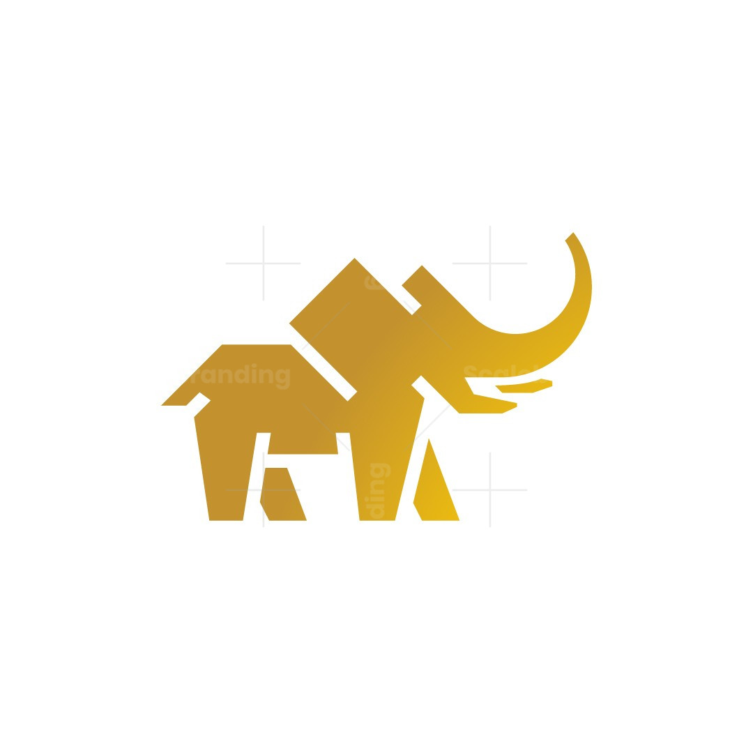 Olifant Logo Golden Elephant Logo African Elephant Logo Blue Elephant ...