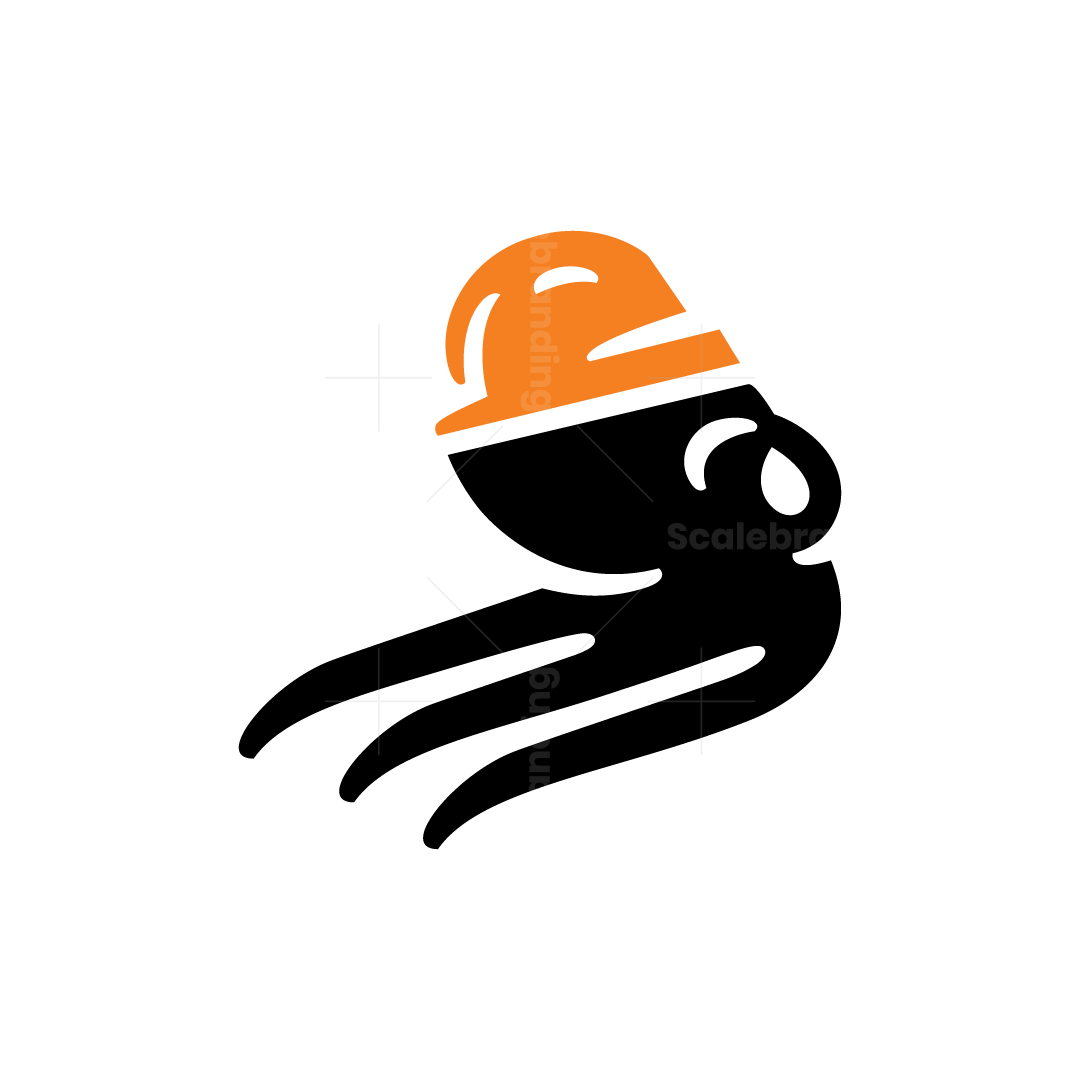 Builder Octopus Logo Construction Helmet Octopus Logo | Scalebranding