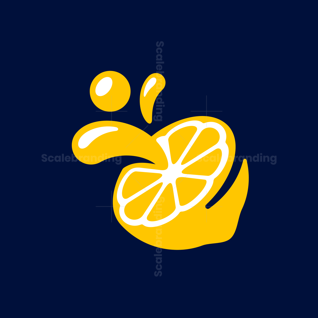 Bright and Colorful Juicy Lemon logo | Scalebranding