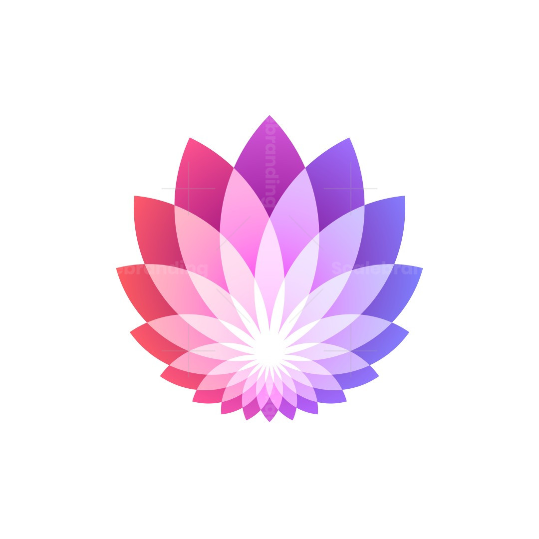 Modern Colorful Lotus Technology Logo | Scalebranding