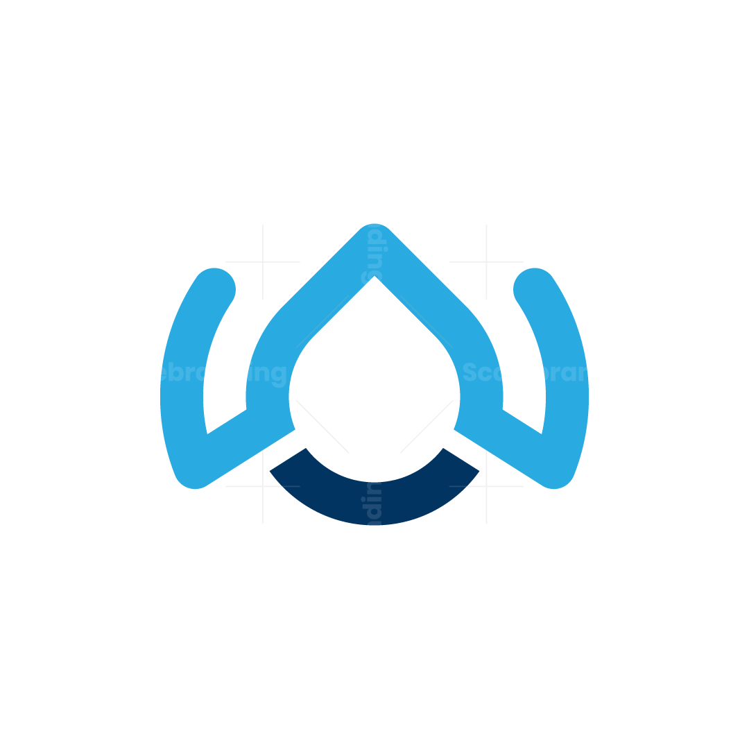 Letter W Water Drop Modern Logo | Scalebranding