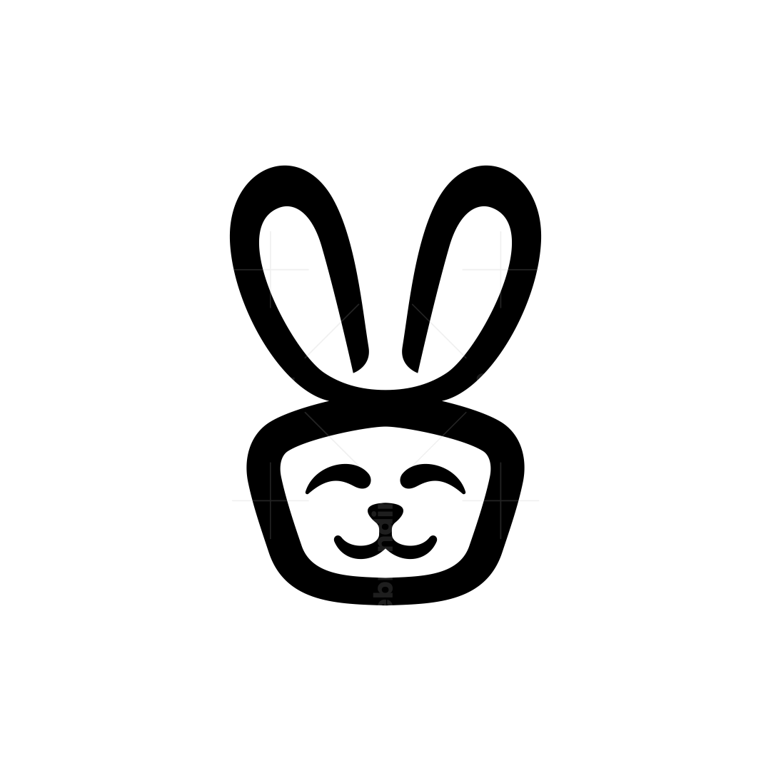 Playful Bunny Gift Box Logo | Scalebranding