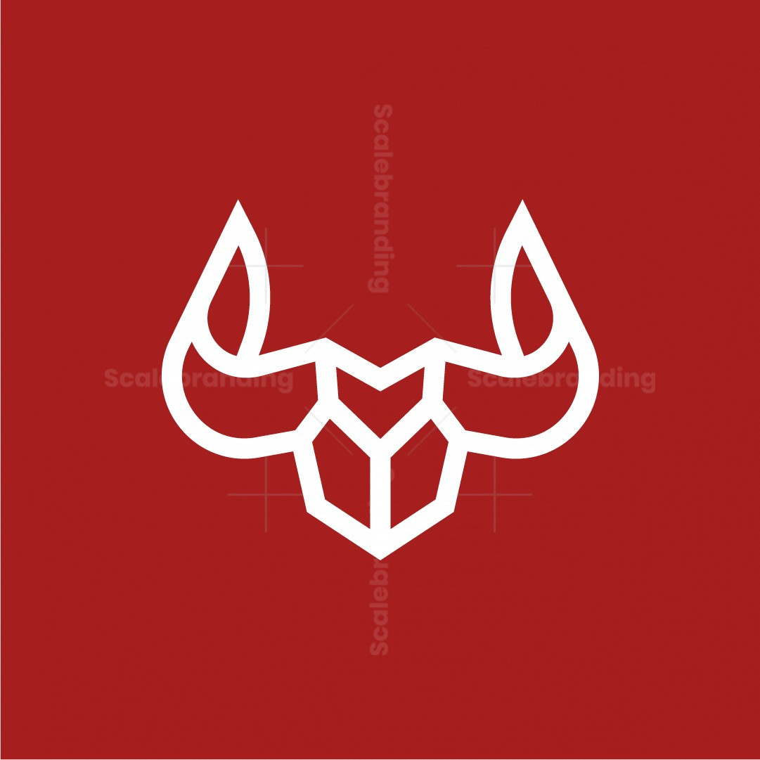 Monoline Bullhead Logo | Scalebranding